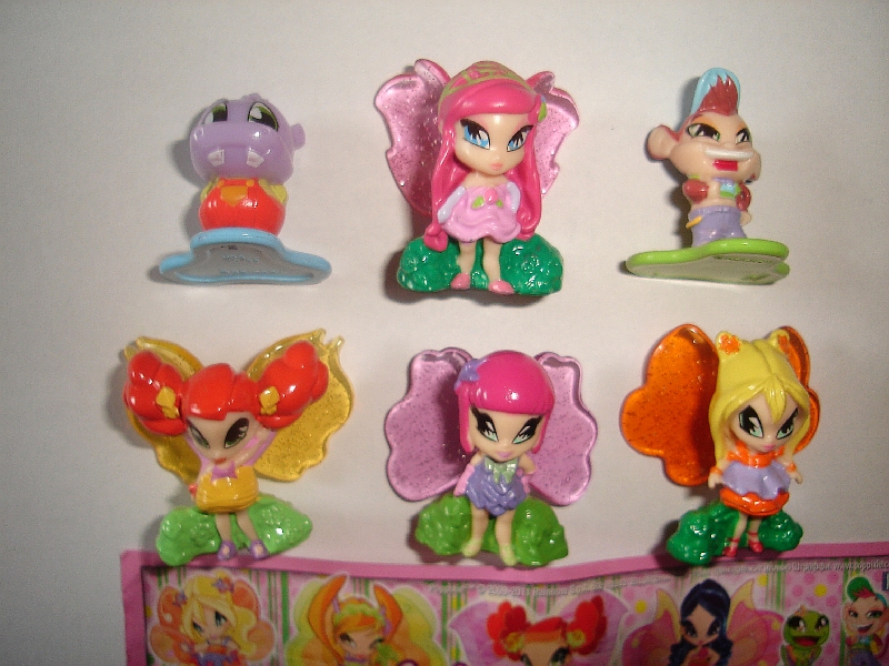 Candy & Nuts WINX CLUB POP PIXIE 2 2011 KINDER SURPRISE FIGURES SET ...
